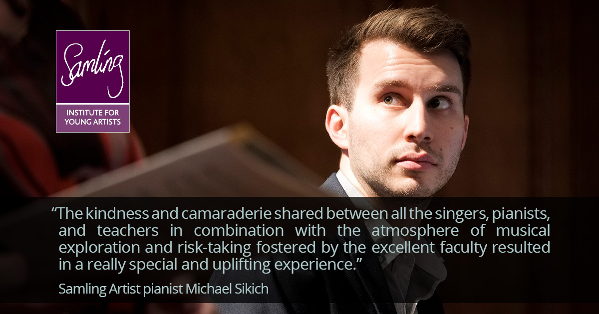 Michael Sikich | Samling Institute for Young Artists