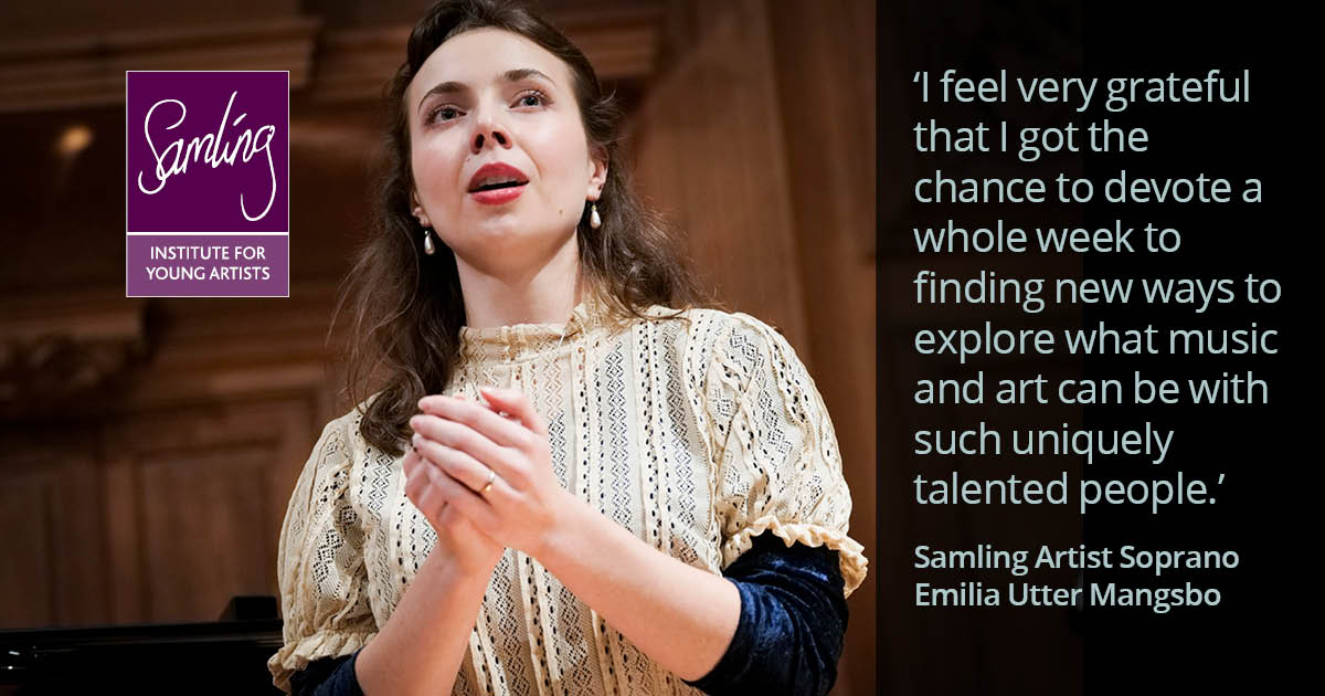 Emilia Utter Mangsbo | Samling Institute for Young Artists